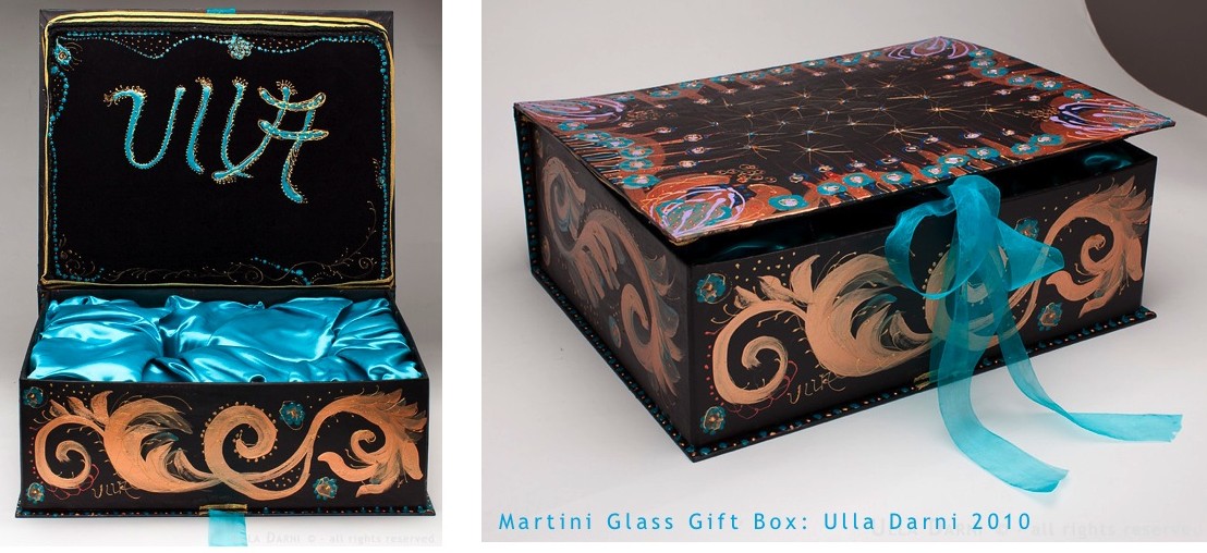 Bombay Sapphire Martini Glass Gift Box | Ulla Darni